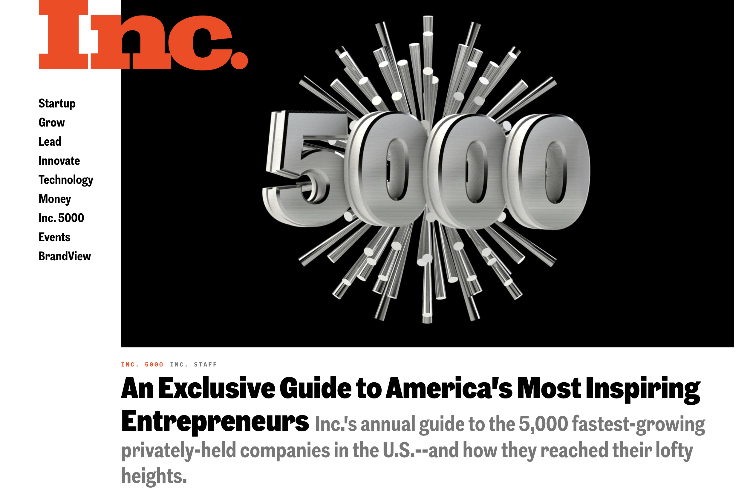 Bio-One, Inc. Ranks No. 2476 on the 2021 Inc. 5000 - Bio-One Boston